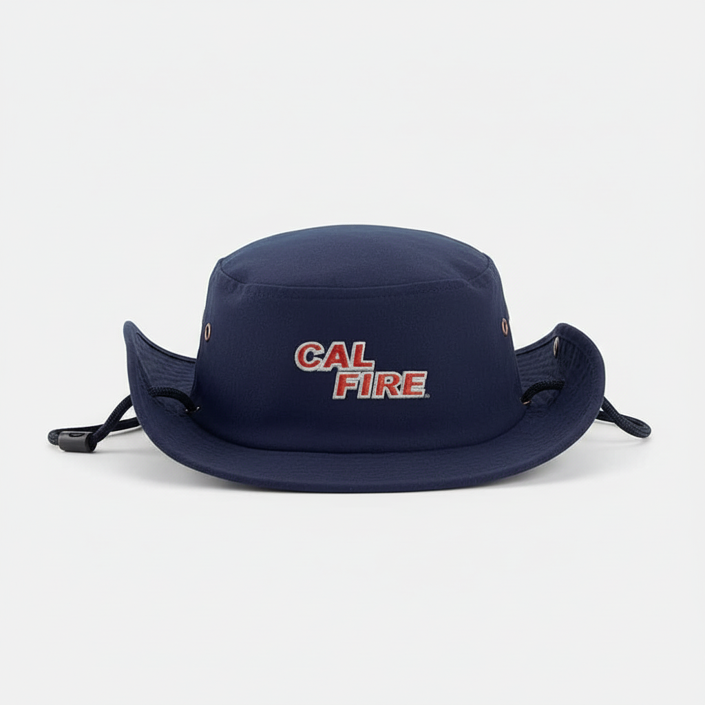Boonie Hat CAL FIRE Red Text | Wide Brim Tactical Sun Hat – ALL RISK ...